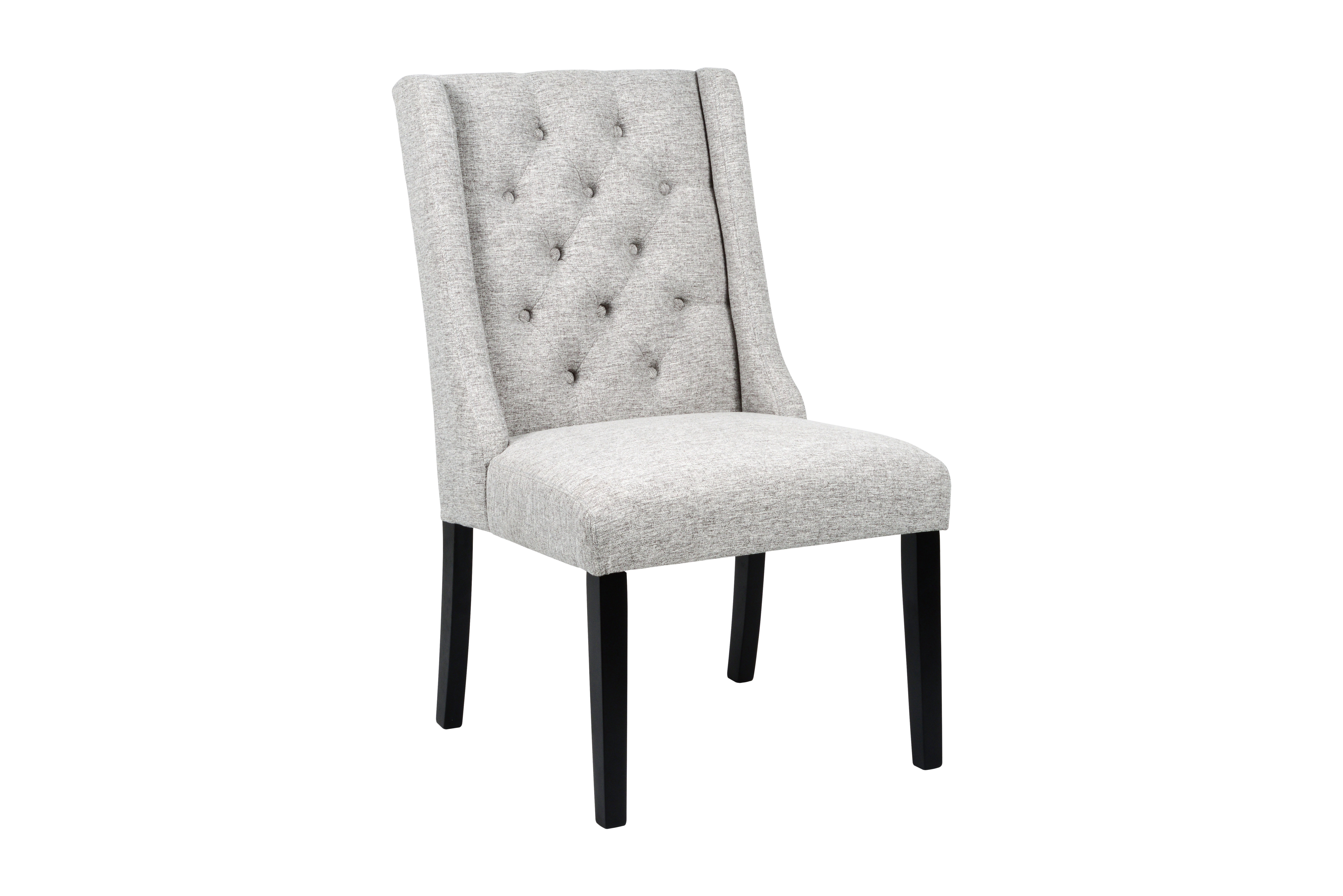 Red Barrel Studio® Tufted Linen Parsons Chair Dining Chair | Wayfair