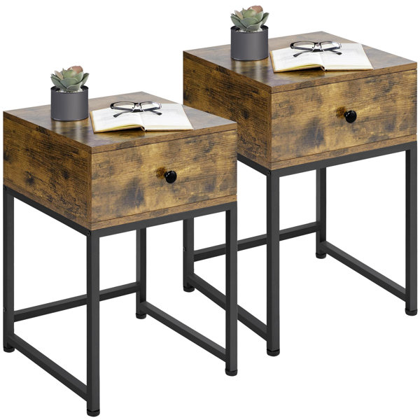 Williston Forge Alighiero Iron Bedside Table | Wayfair.ie