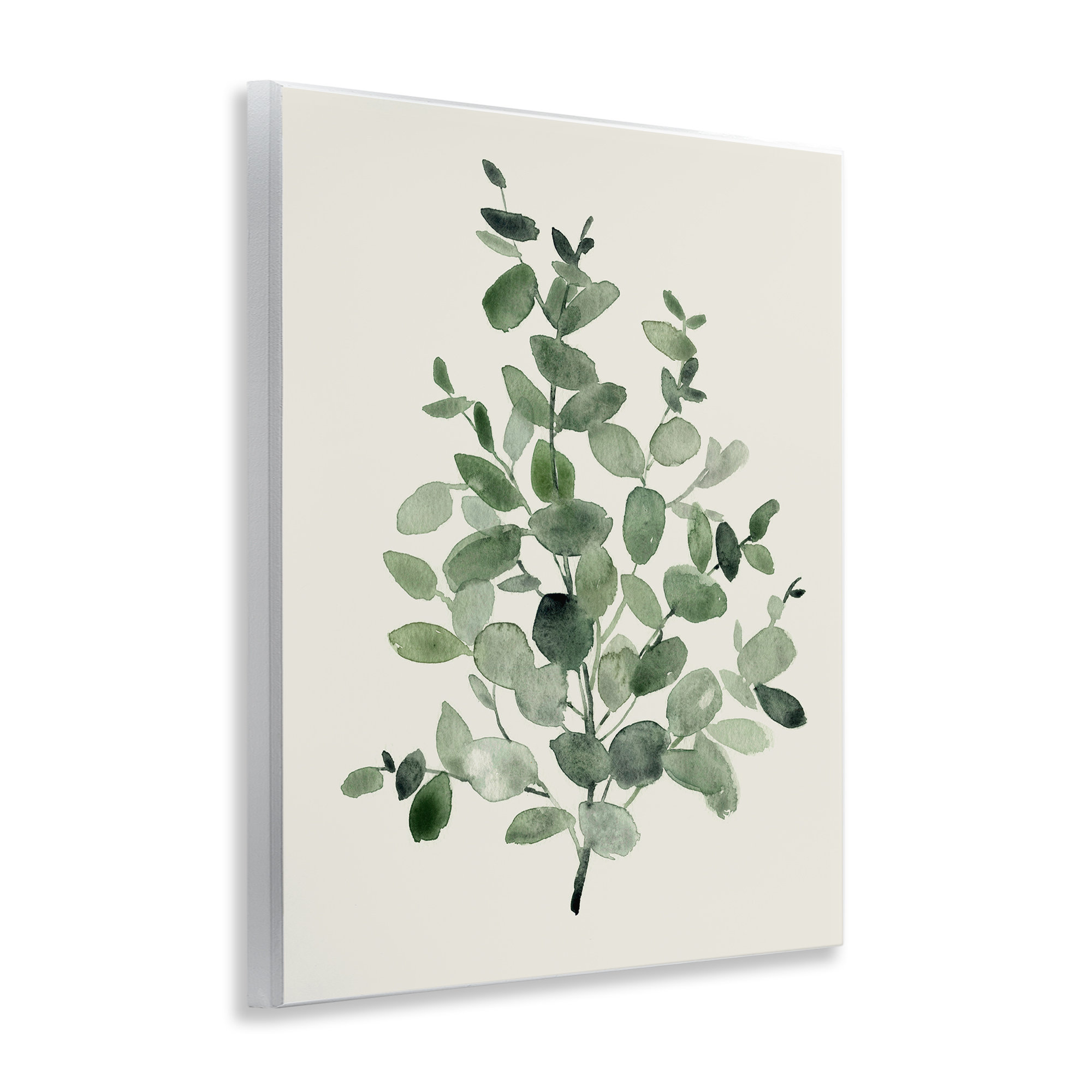 Highland Dunes Flecked Green Botanical Leaves Wall Plaque Art, design ...