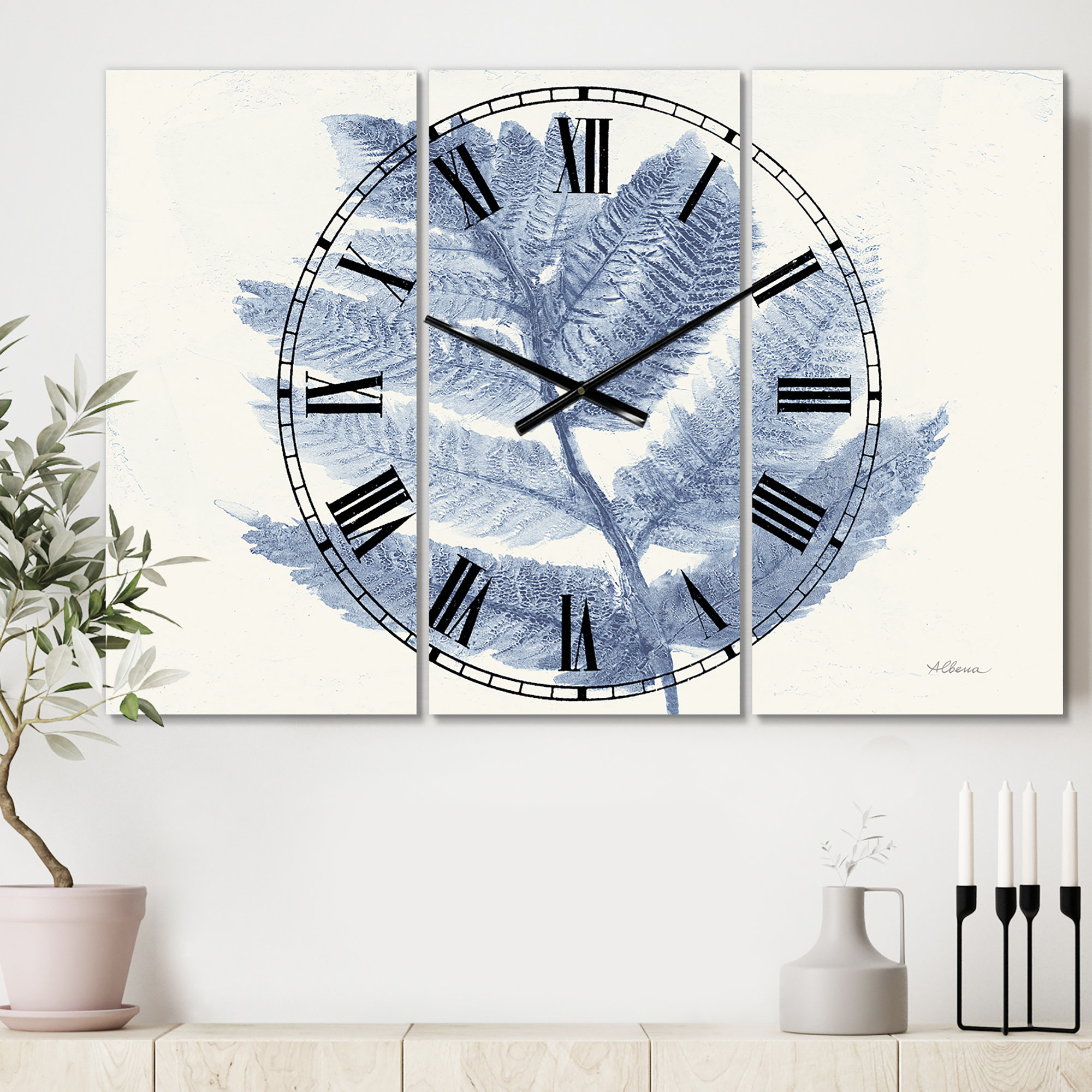 The Twillery Co. Swigart Oversized Farmhouse Wall Clock - Wayfair Canada