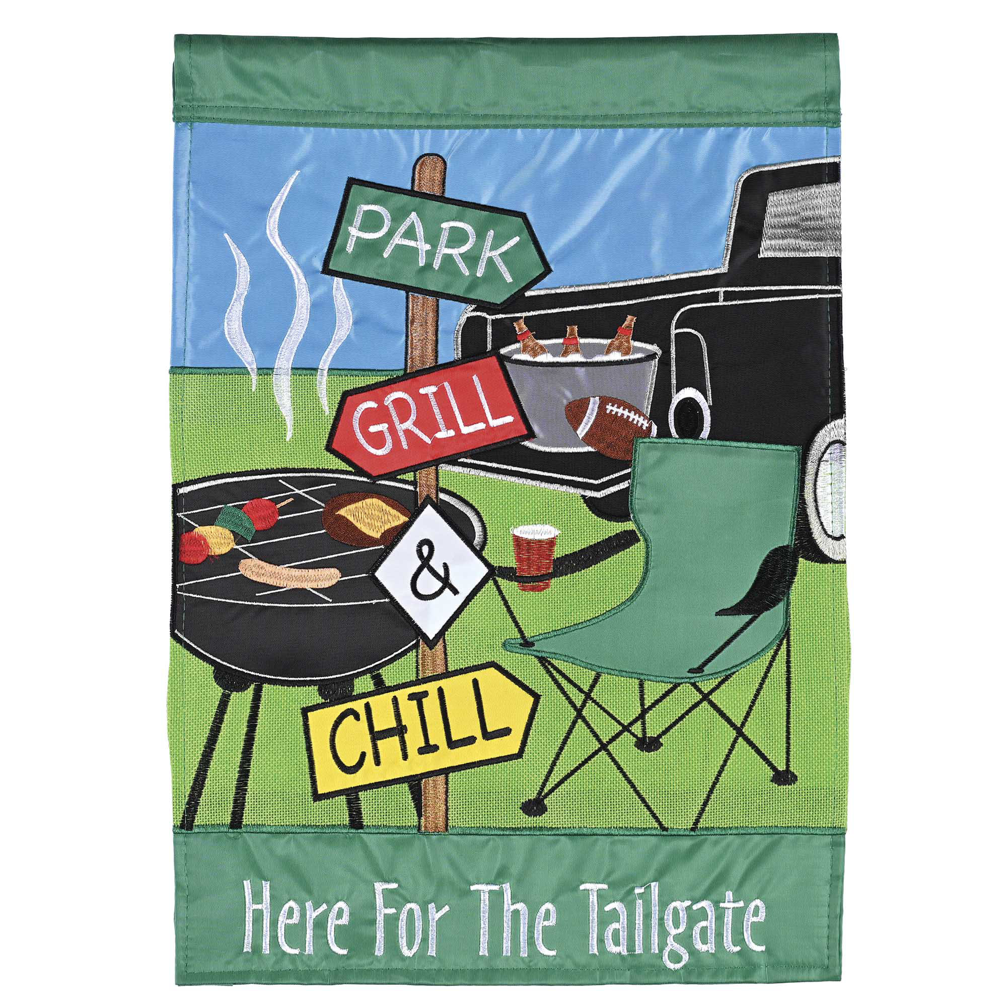Arlmont & Co. Flag Park Grill & Chill 13x18 - Wayfair Canada
