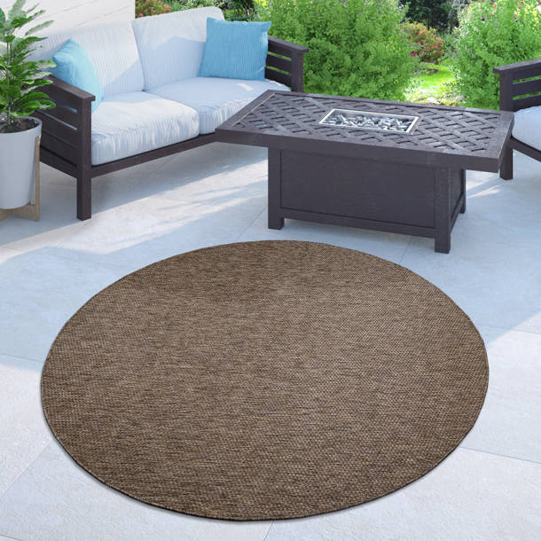Sol 72 Outdoor™ Iyana Flatweave Solid Color Rug & Reviews | Wayfair