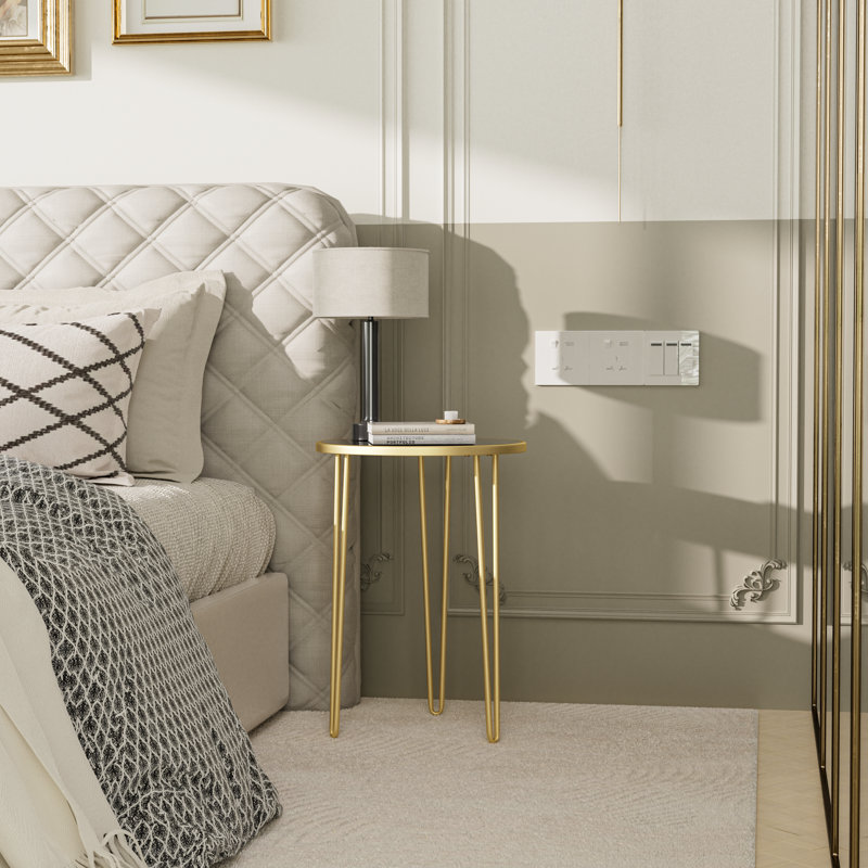 George Oliver Dier 21.5'' Tall Outdoor Modern Side Table & Reviews ...