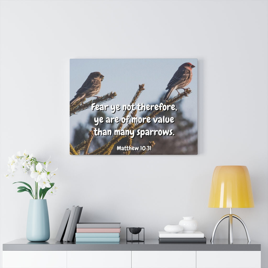 Trinx More Value Matthew 10:31 Christian Wall Art Bible Verse Print ...