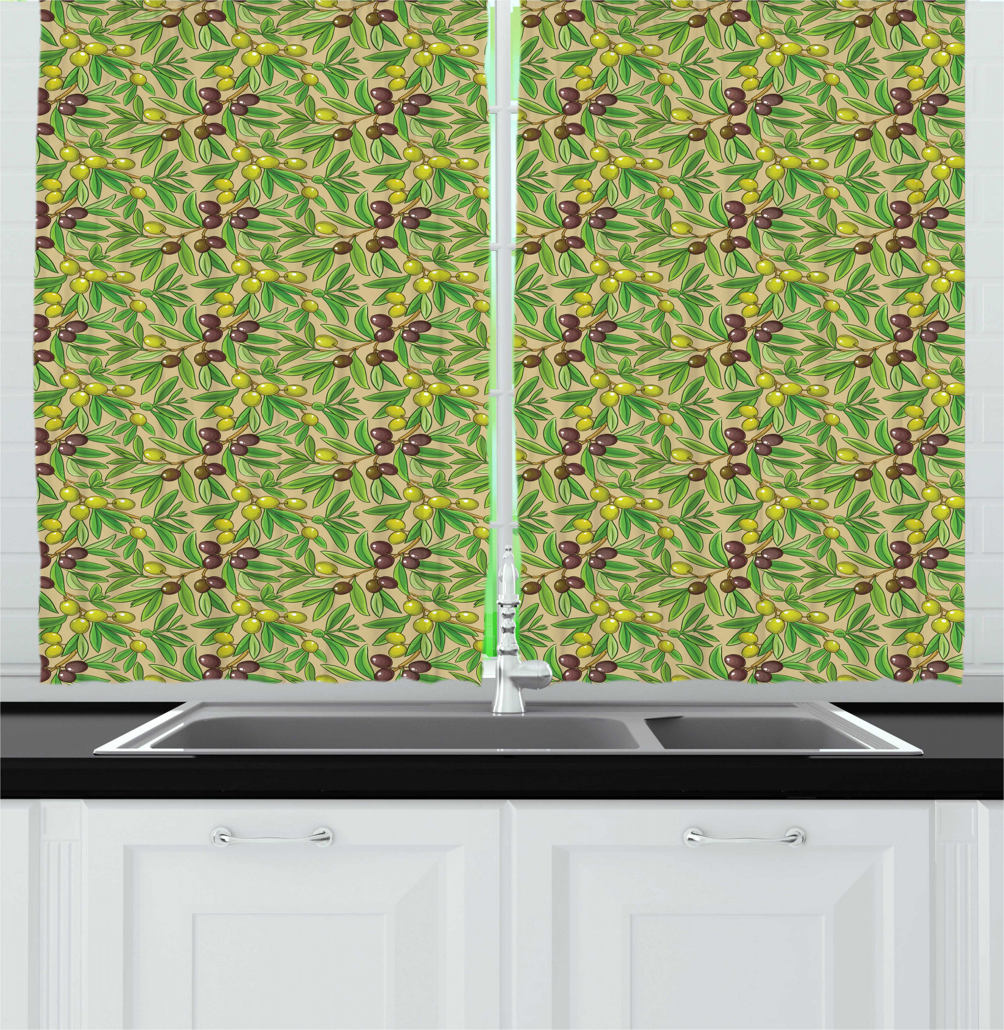 East Urban Home Italy Mediterranean Olive Branches with Leaves Designed ...