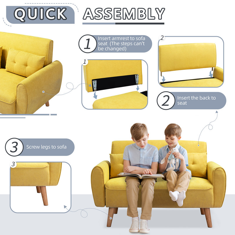 Wade Logan® Bergthold Upholstered Armchair & Reviews | Wayfair