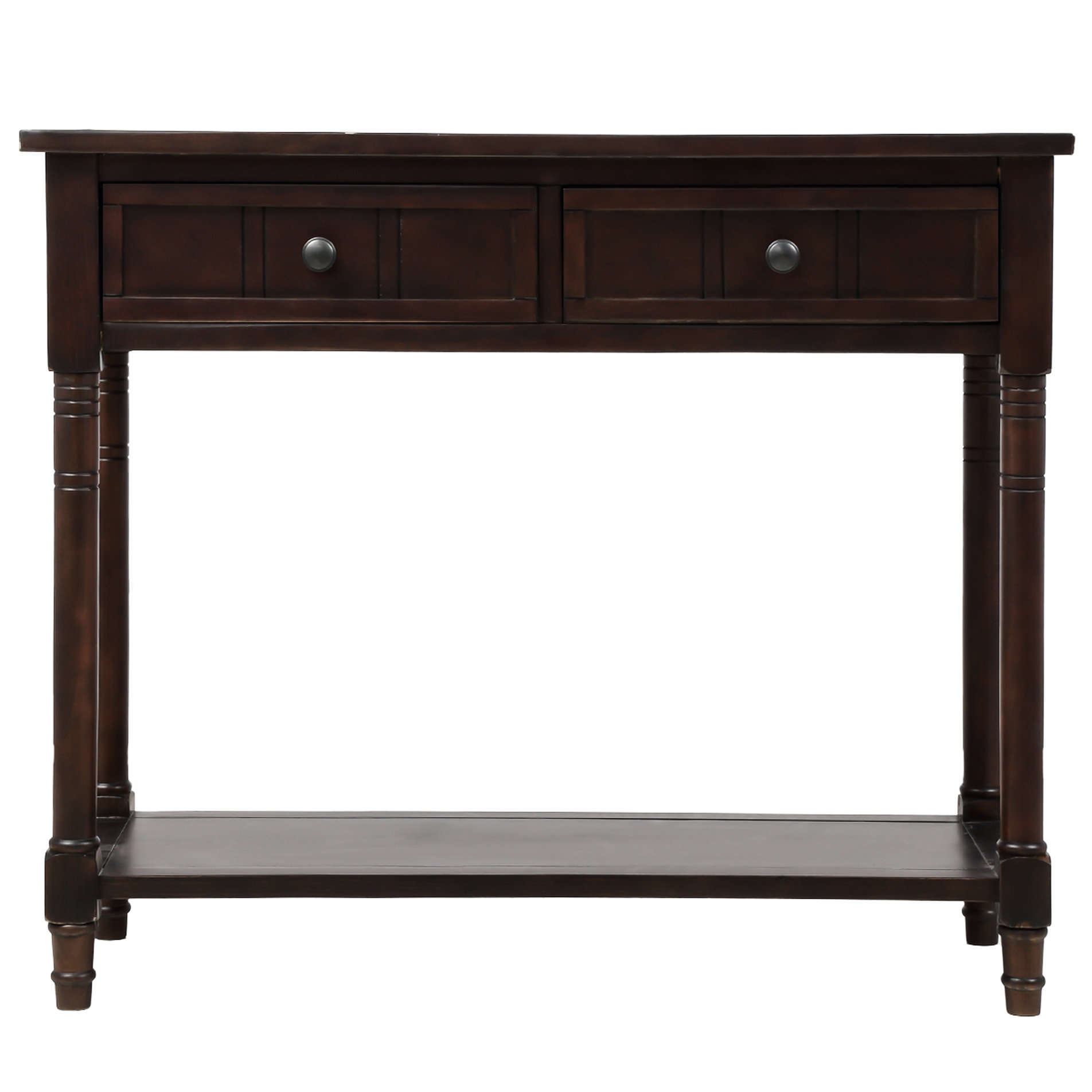 Latitude Run® Console Table With Generous Drawer Areas And Decorative ...