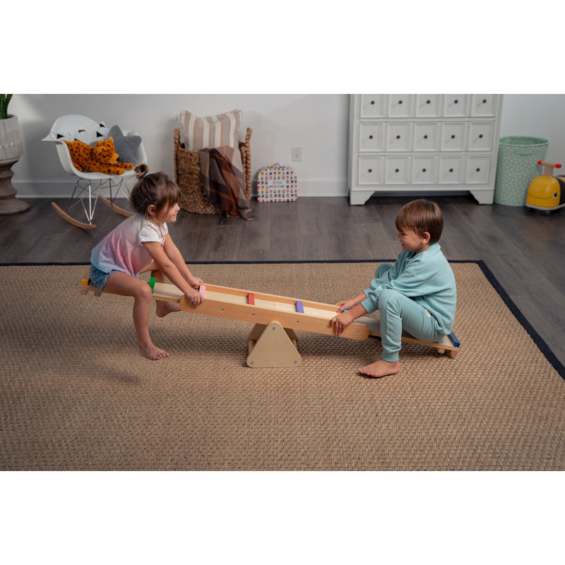 Avenlur 2 Seat Wood Teeter Totter - Wayfair Canada