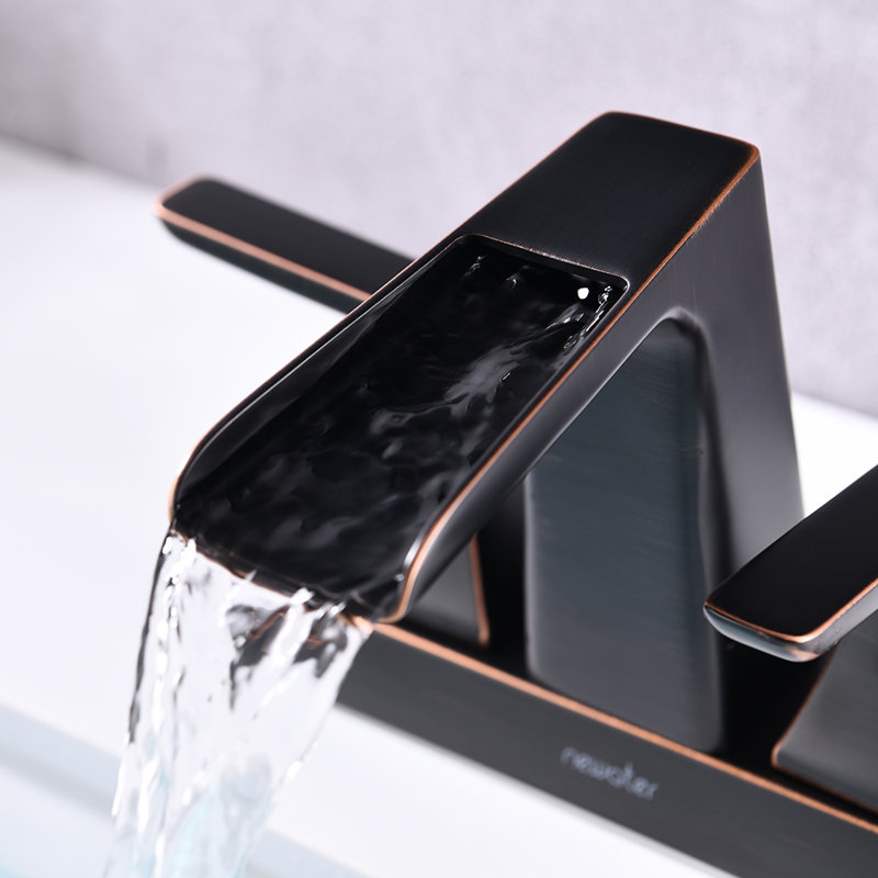 NEWATER Centerset Faucet 2-handle Bathroom Faucet with Drain Assembly ...