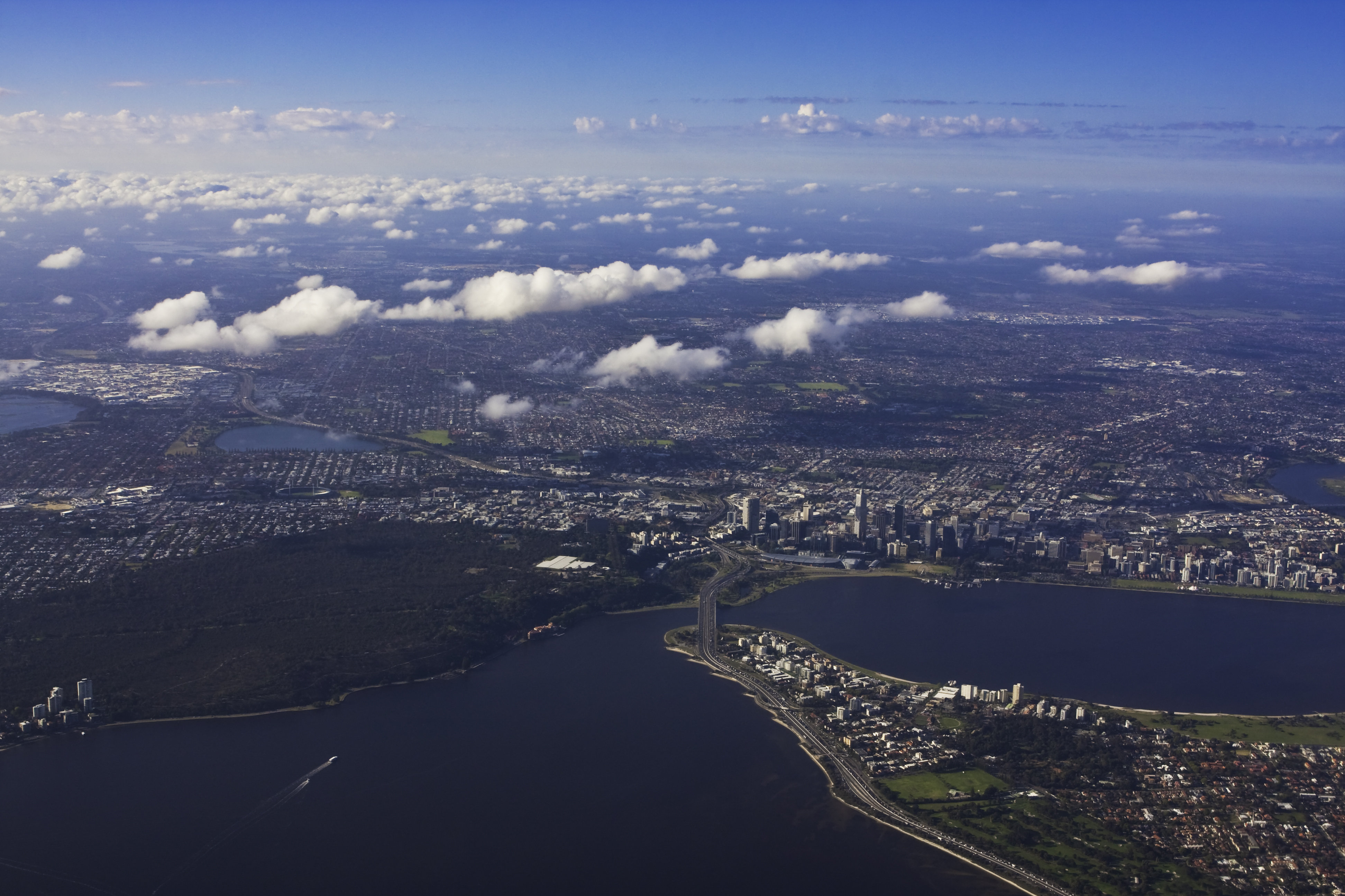 Hokku Designs Georgianne Aerial View Of Perth by Maccj | Wayfair