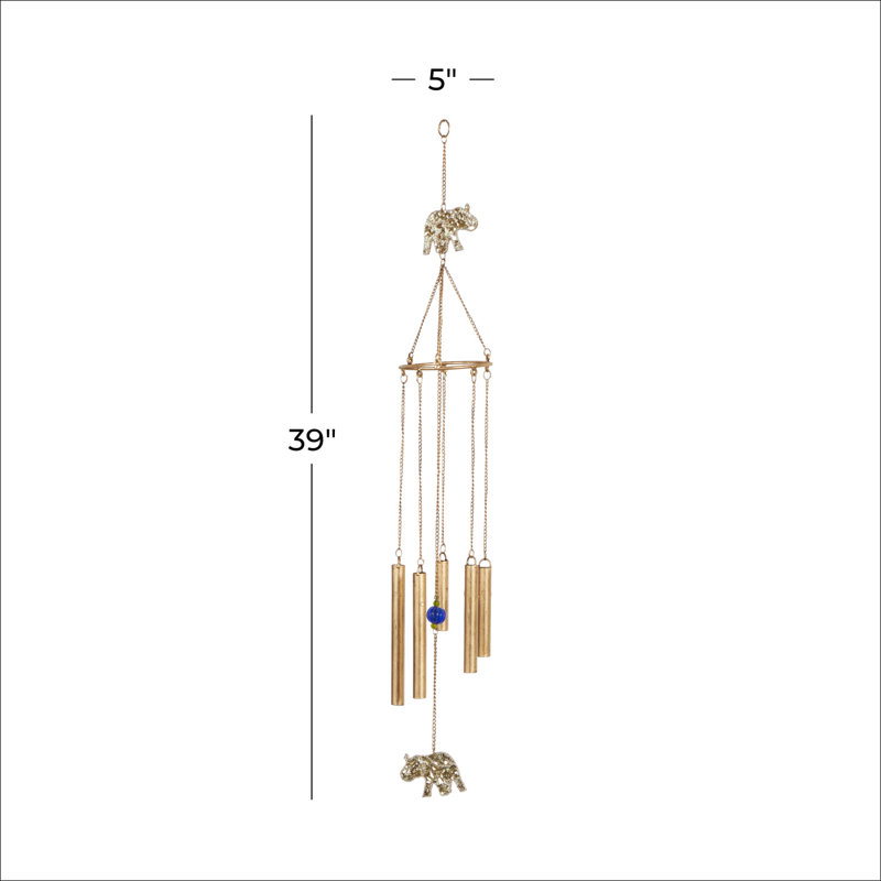 Bungalow Rose Metal Wind Chime | Wayfair
