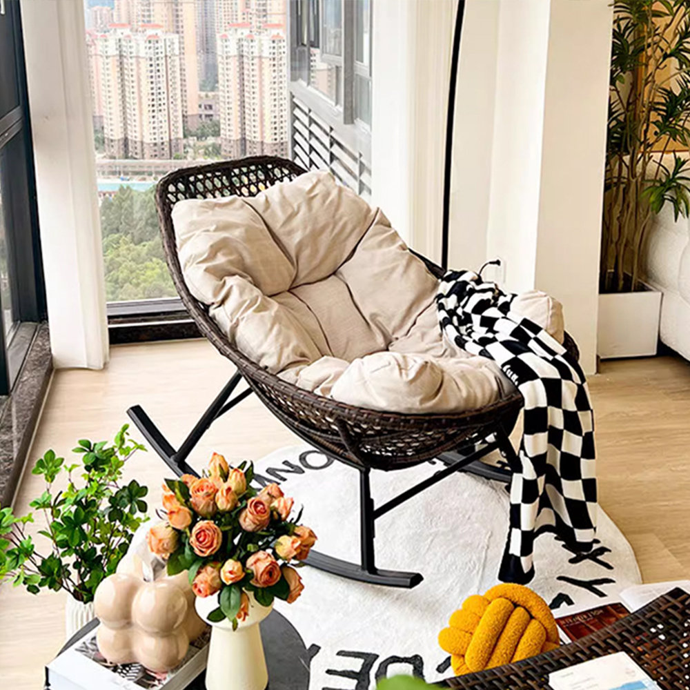 ChairVogue Leisure Balcony Living Room Home Rocking Chair Rocking Chair ...