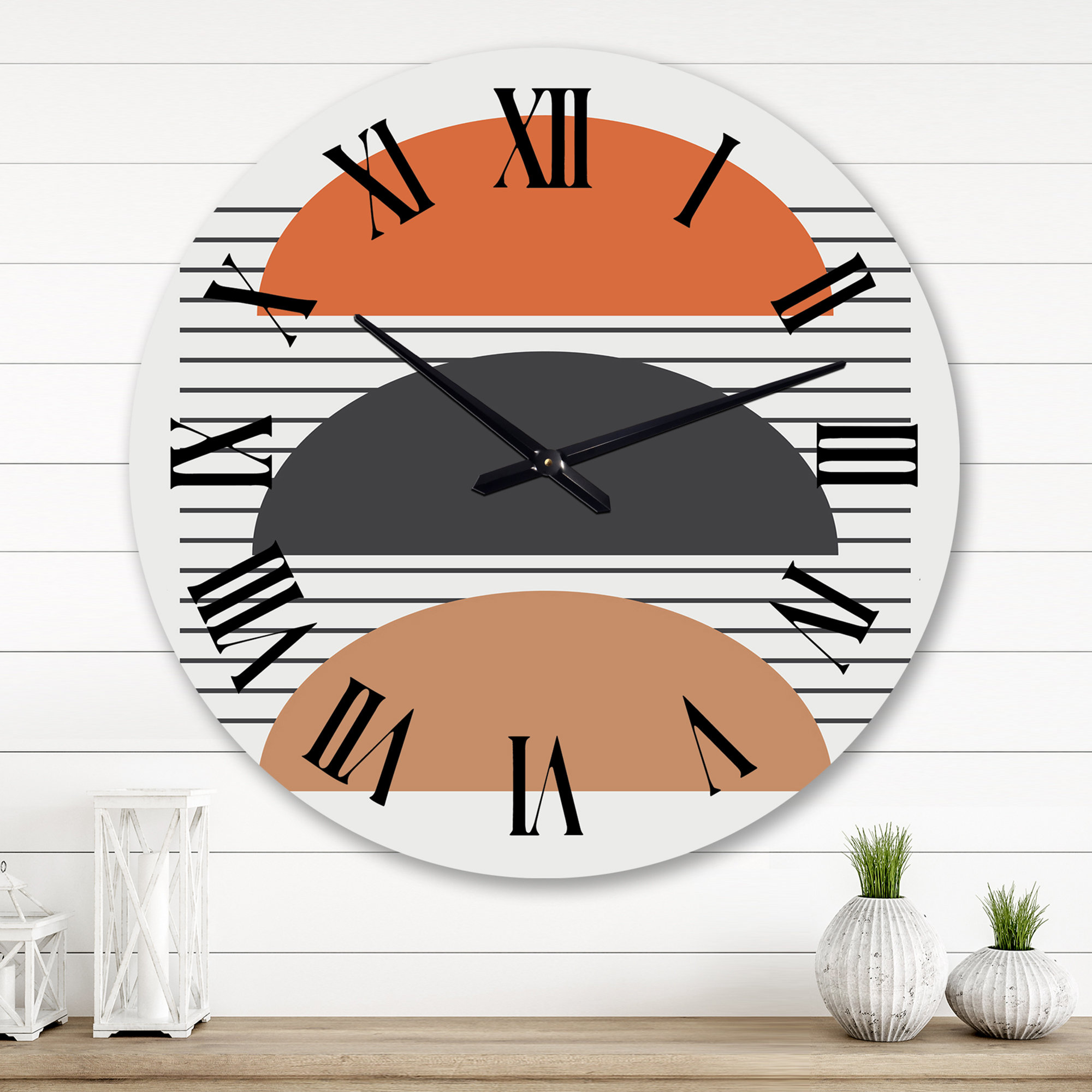 East Urban Home Oversized Creative Vintage Designs in Retro Colors V ...