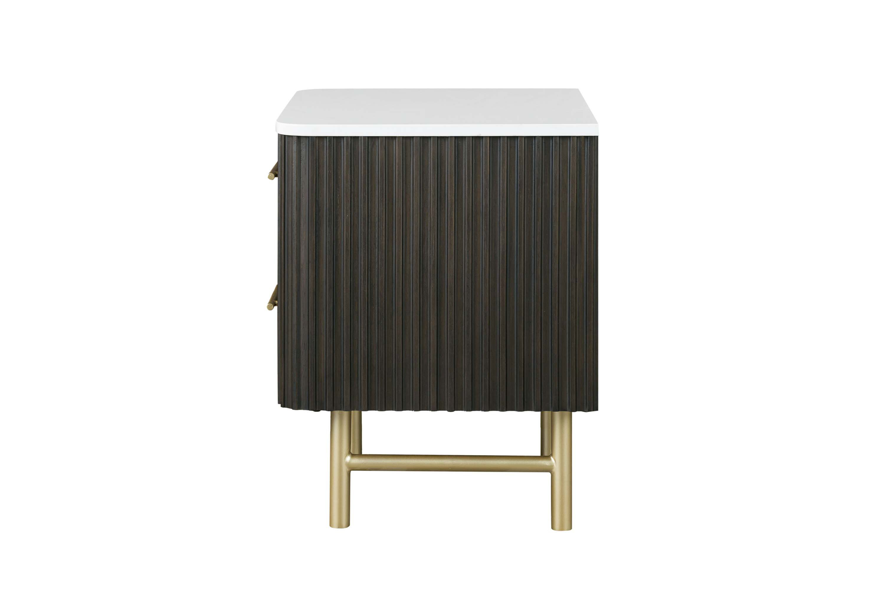 Wildon Home® Functional Nightstand With Marble Top | Wayfair