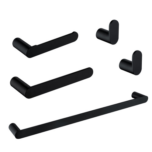 Matte Black Bathroom Hardware Sets You'll Love | Wayfair