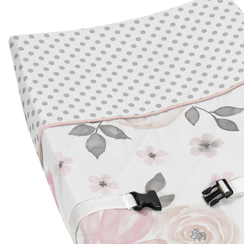 Sweet Jojo Designs Watercolor Floral Changing Pad Cover & Reviews | Wayfair