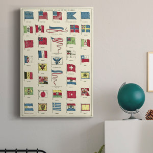 Trinx Flags Of All Nations I " Flags Of All Nations I " Painting on ...