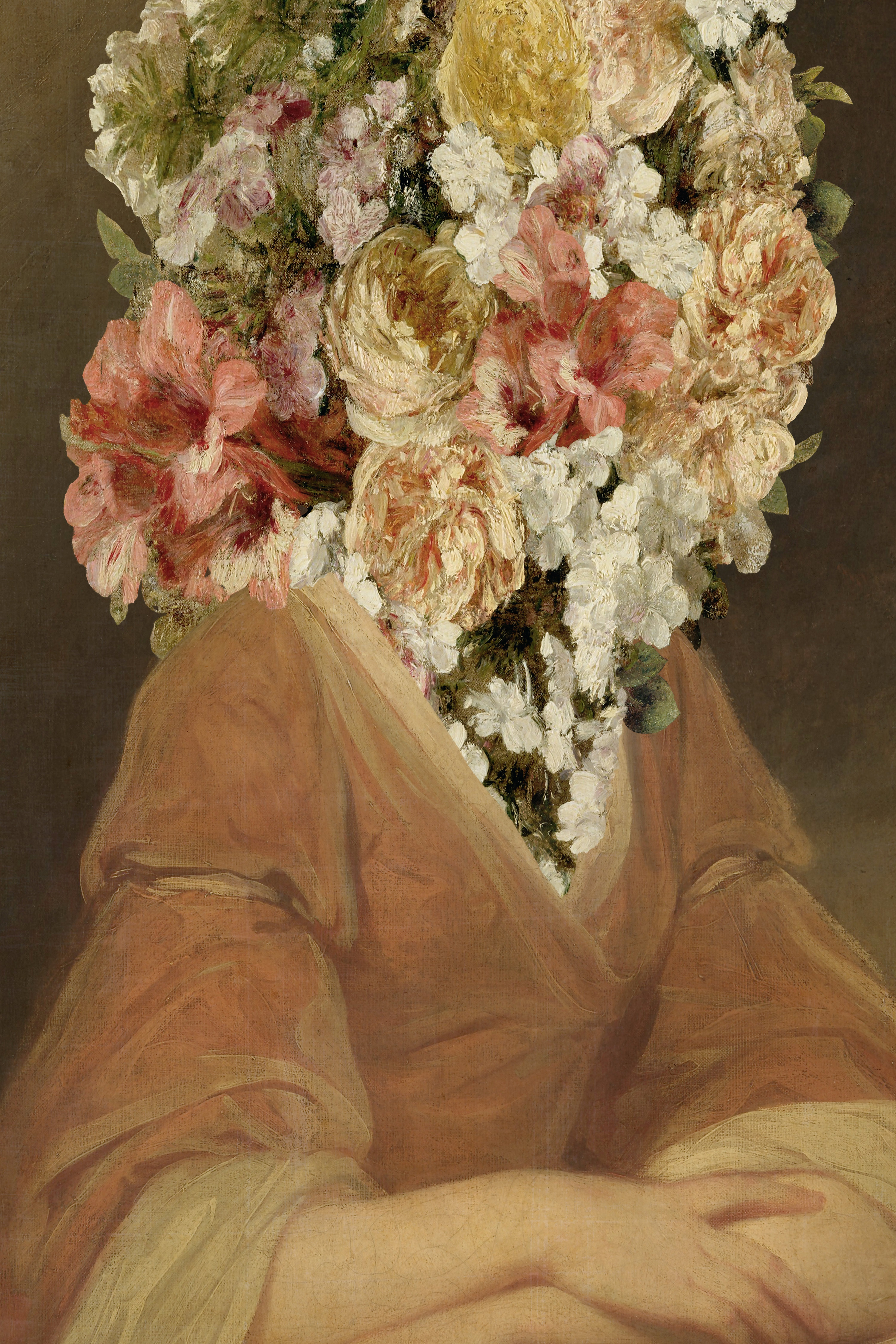 Rosalind Wheeler Portrait in Bloom II by Annie Warren - Wrapped Canvas ...