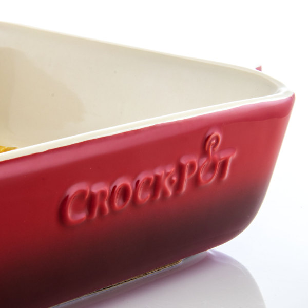 Crock-Pot 4 Qt. Stoneware Rectangle Bake Pan & Reviews | Wayfair