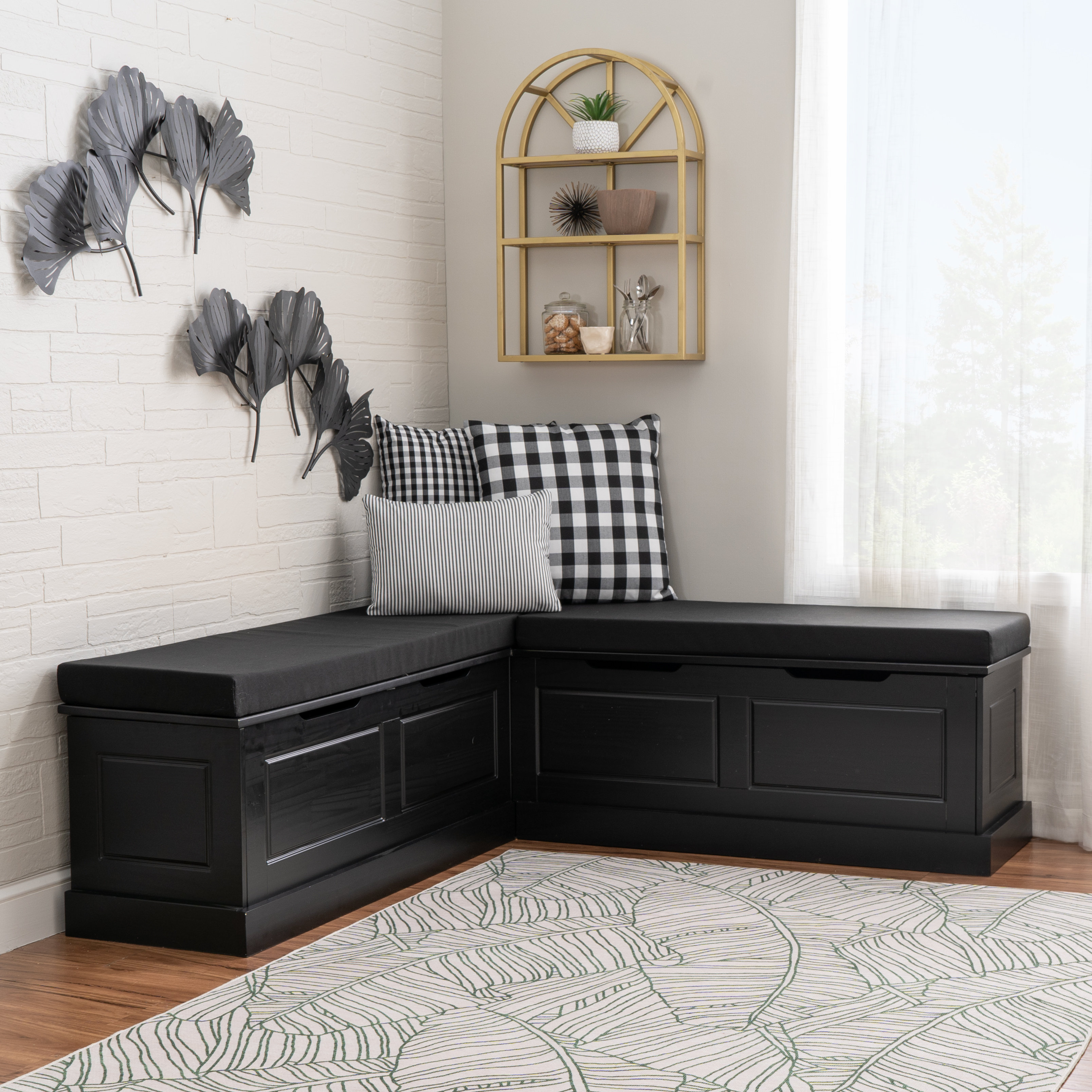 Lark Manor Selby Upholstered Storage Bench & Reviews | Wayfair