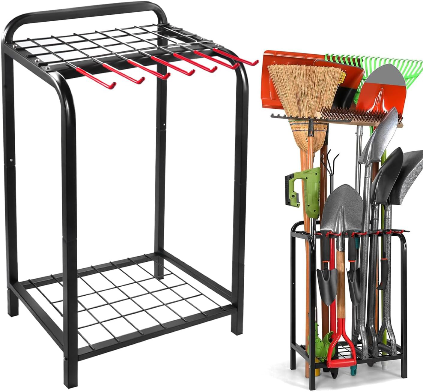 WFX Utility™ Heavy-Duty Garden Tool Organizing Rack - Sturdy Garden ...