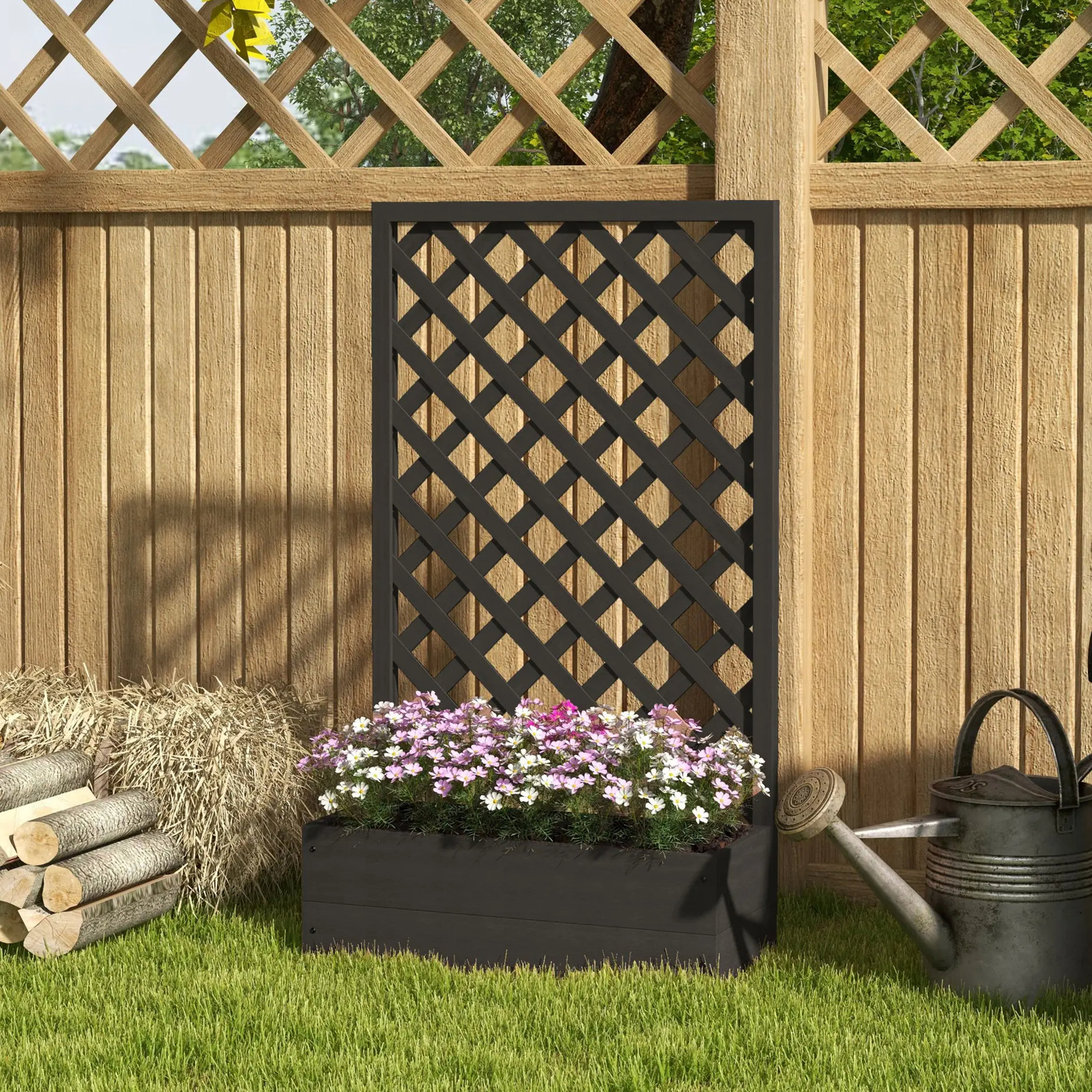 Arlmont & Co. Trellis Planter - Climb & Garden Aid - Wayfair Canada