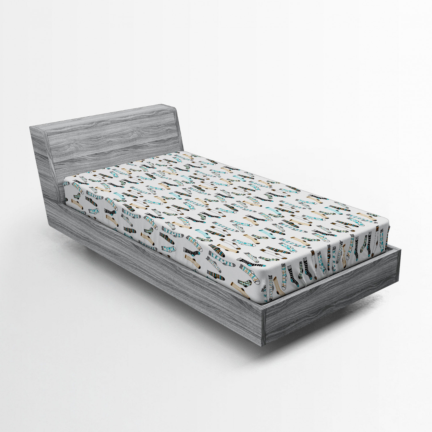 Ambesonne Cartoon Fitted Sheet | Wayfair