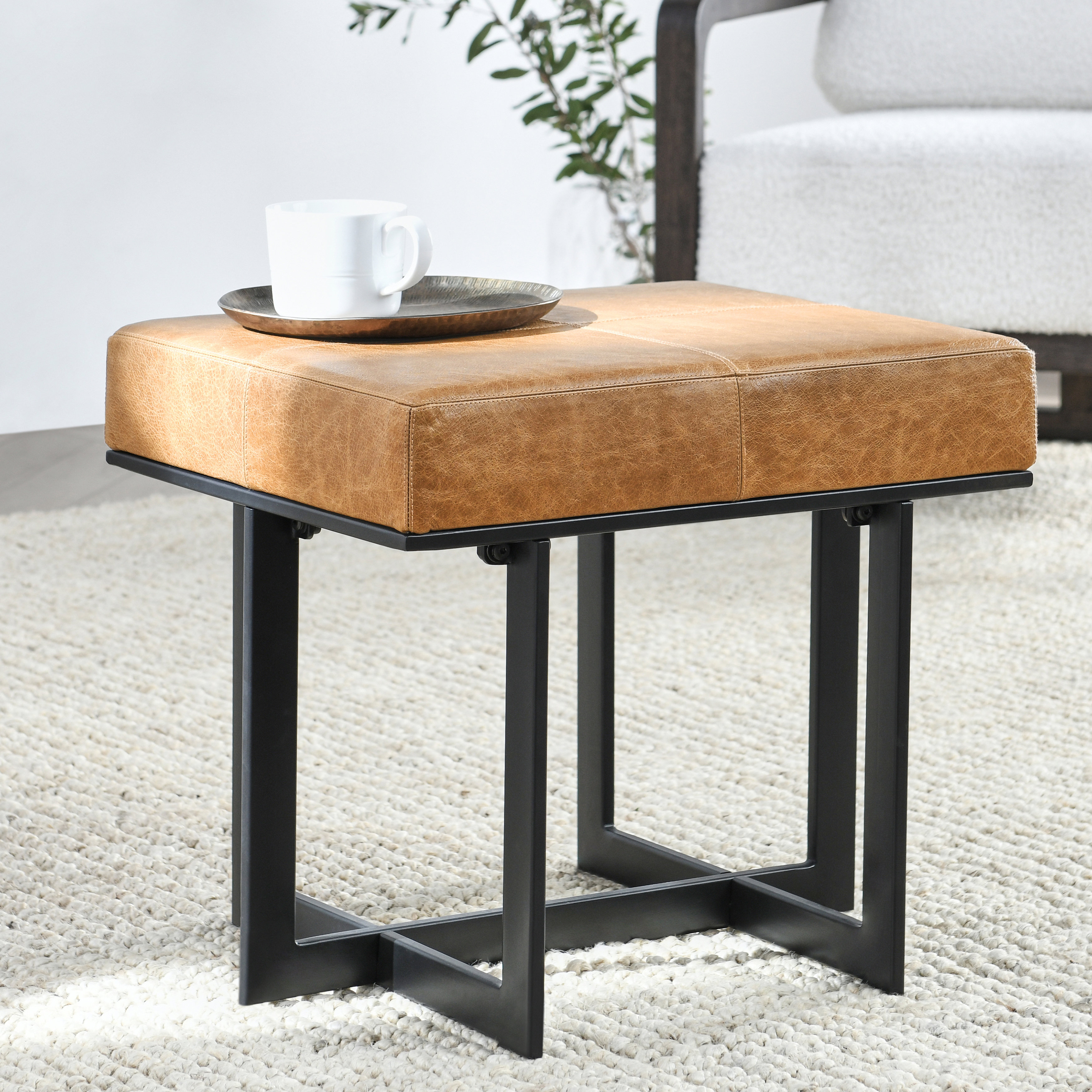 Classic Home Manufactured Wood Accent Stool - Wayfair Canada