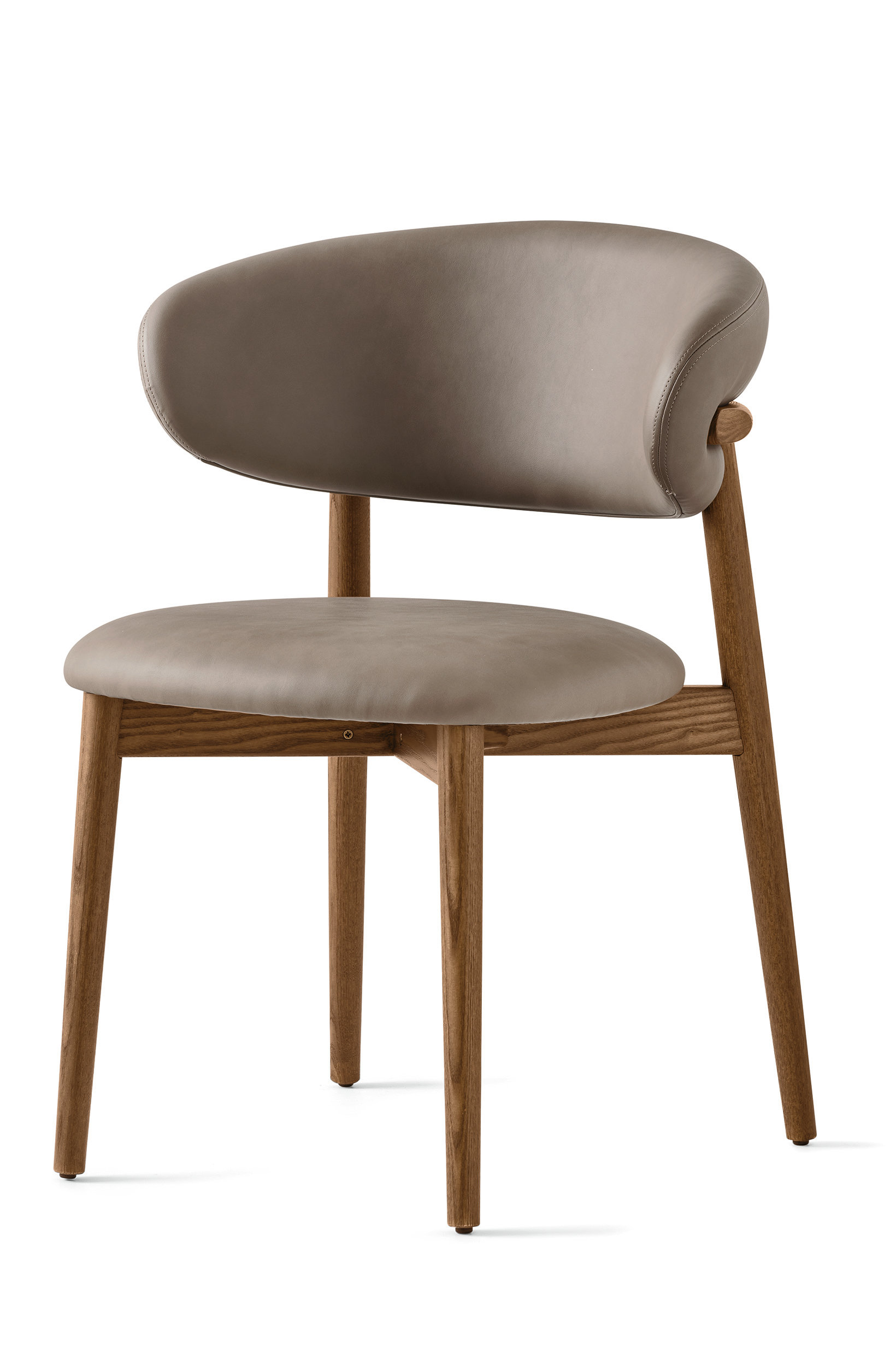 Calligaris Oleandro Upholstered Chair with Metal Base | Wayfair
