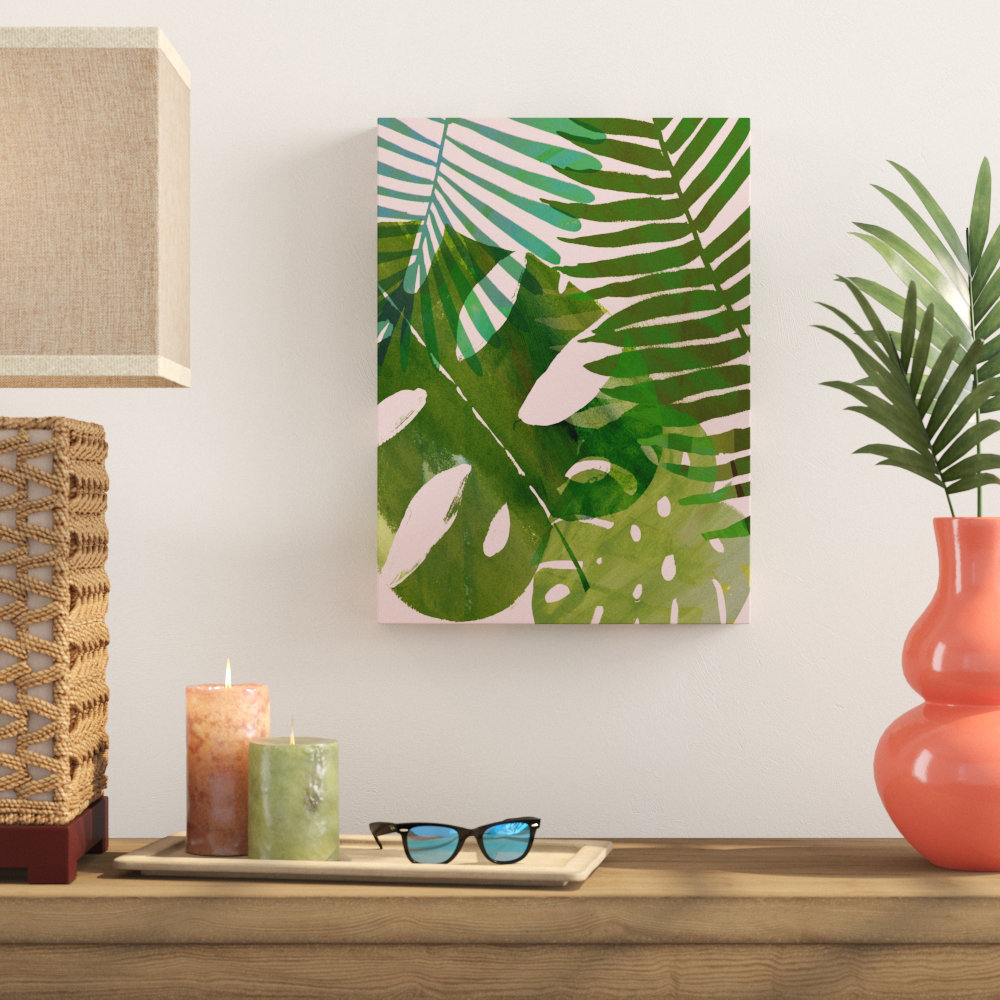 Bay Isle Home™ 'Tropical Tangle II' Painting on Wrapped Canvas ...