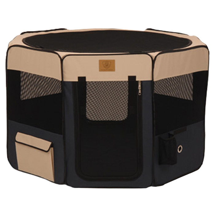 Precision Pet 8 Panel Fabric Exercise Pen With Door & Reviews | Wayfair
