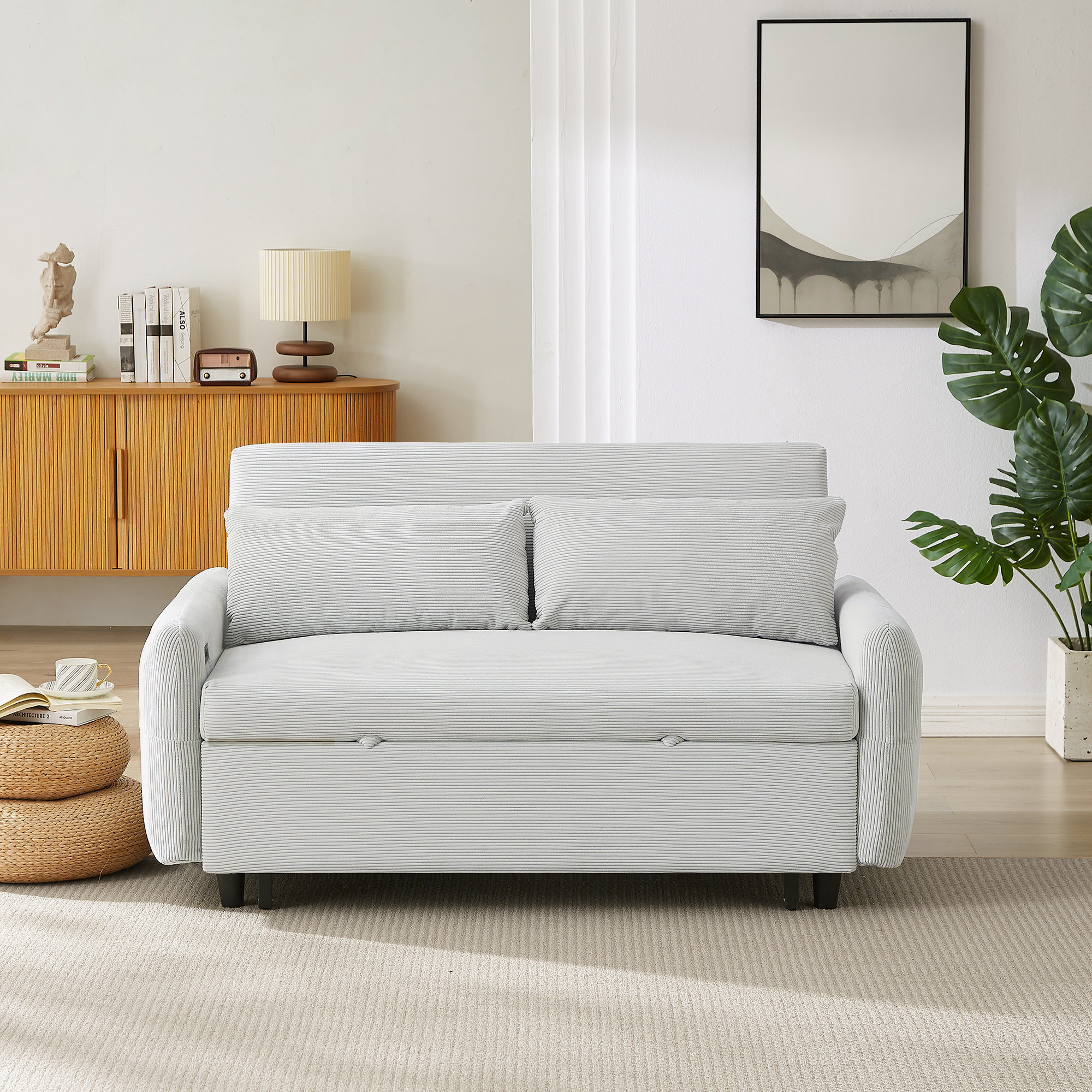Latitude Run® Kemoria 57.48'' Loveseat | Wayfair