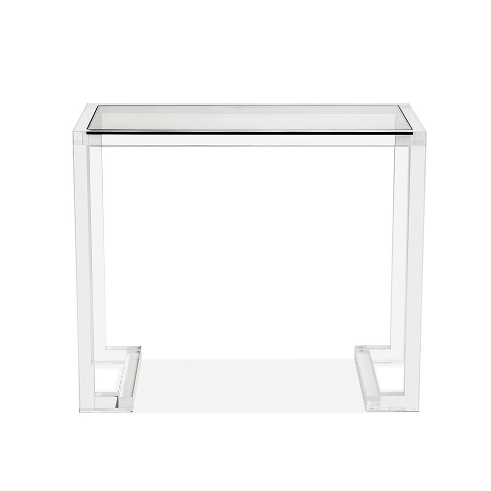 Interlude Ava Glass Console Table | Wayfair