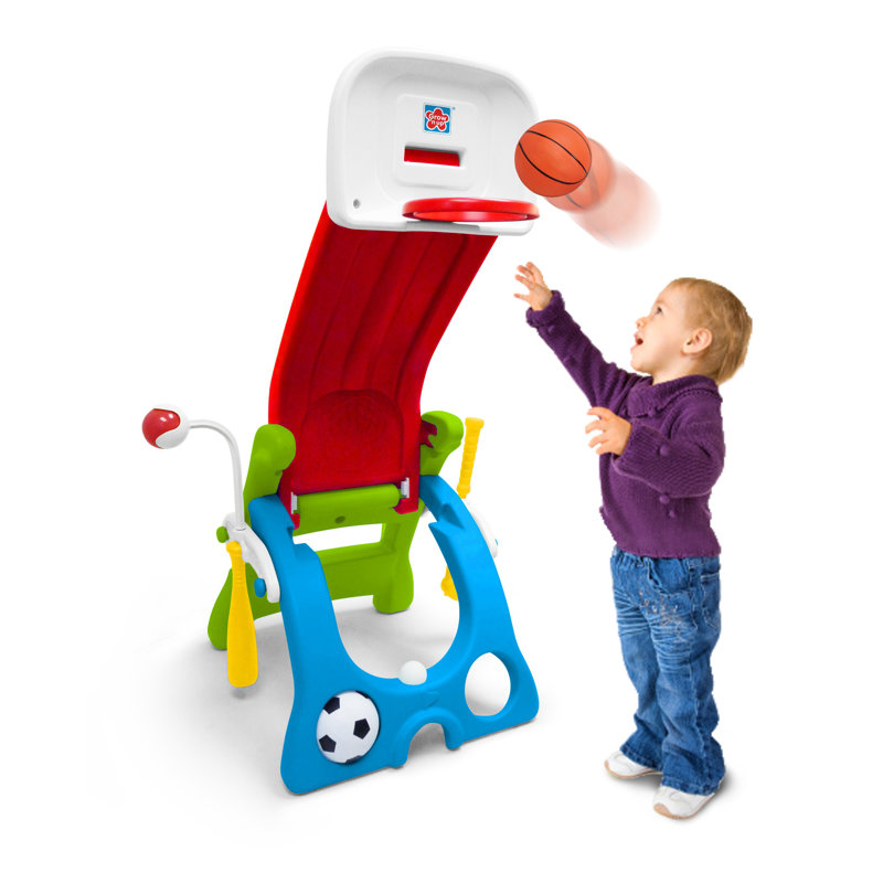 Grow 'n Up Toddler 43.2'' W Indoor and Outdoor Plastic Climber ...