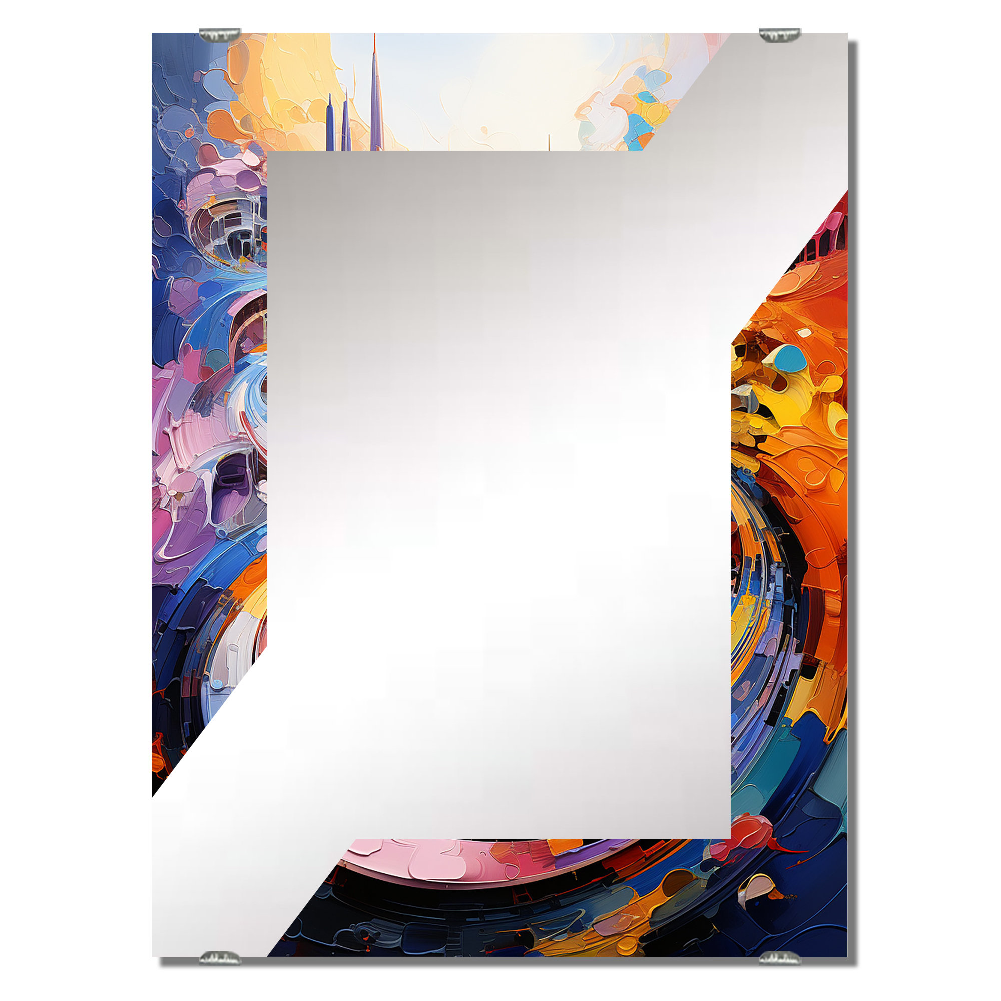 East Urban Home Robertson - Race Tracks Decorative Wall Mirrors ...