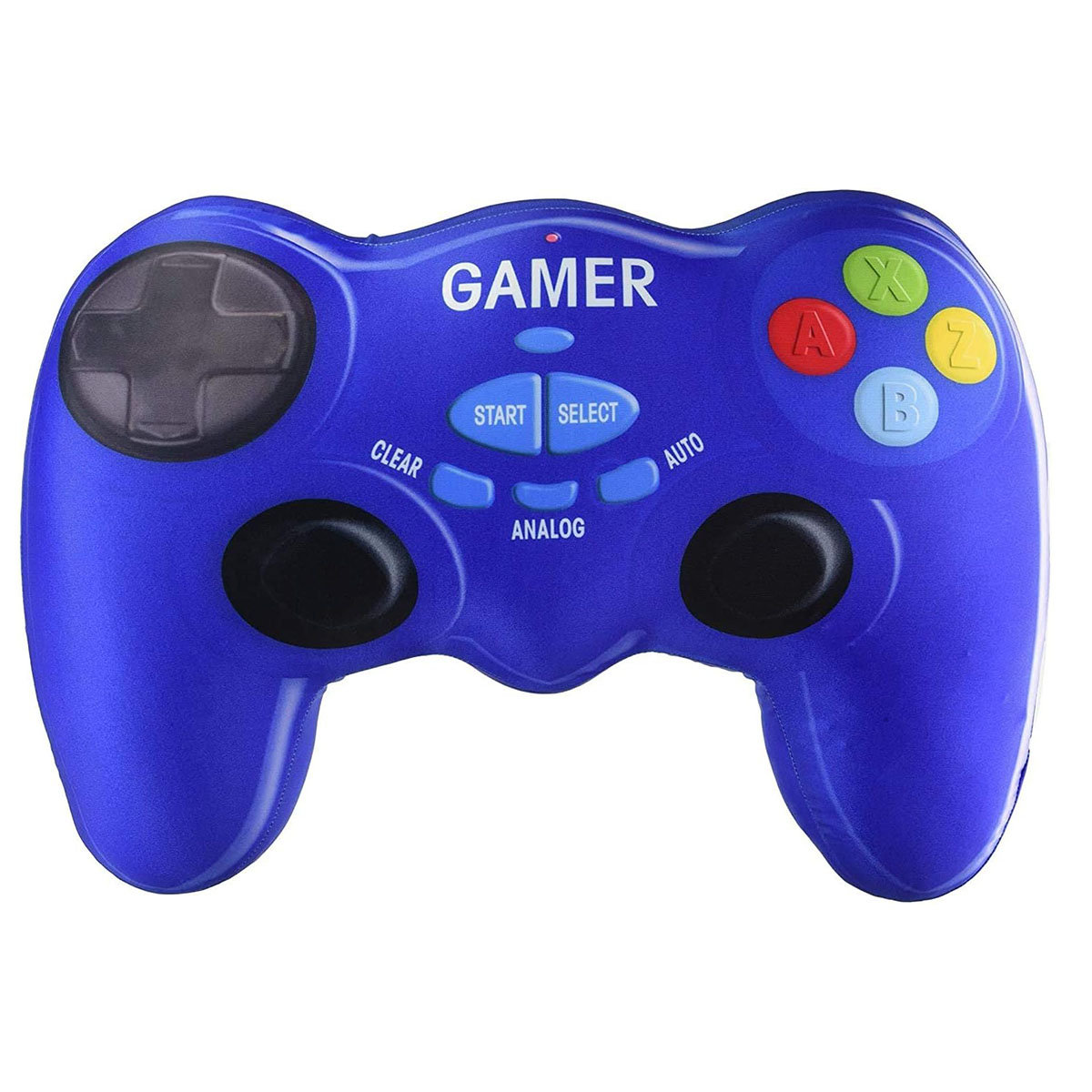 TORCLY Video Game Controller Shaped 17.5" X 14" Microbead Accent Pillow ...