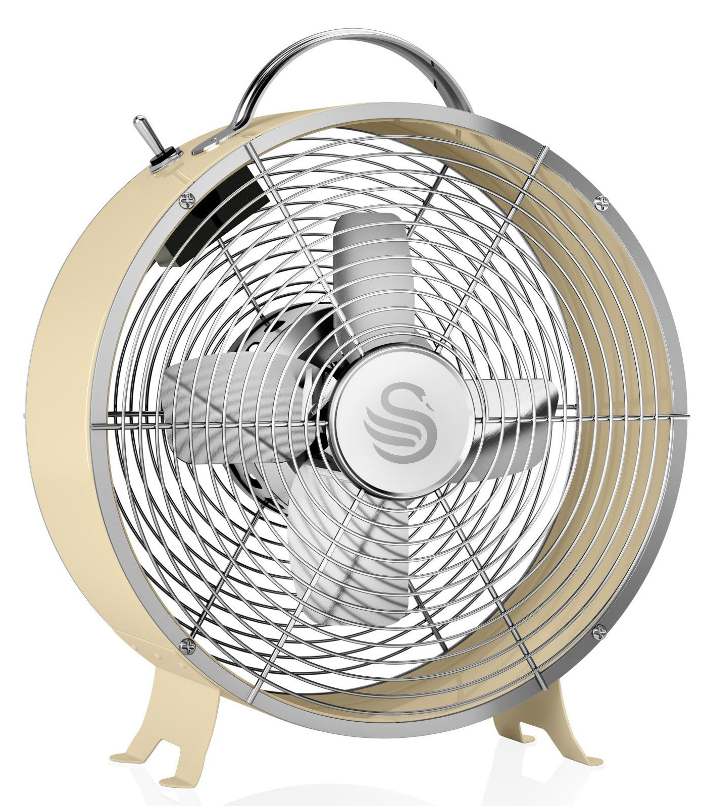 Swan Retro Clock 31cm Oscillating Personal Fan & Reviews | Wayfair.co.uk