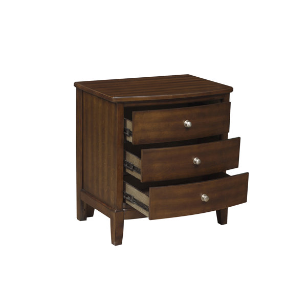 Wade Logan® Ping 3 - Drawer Nightstand & Reviews | Wayfair