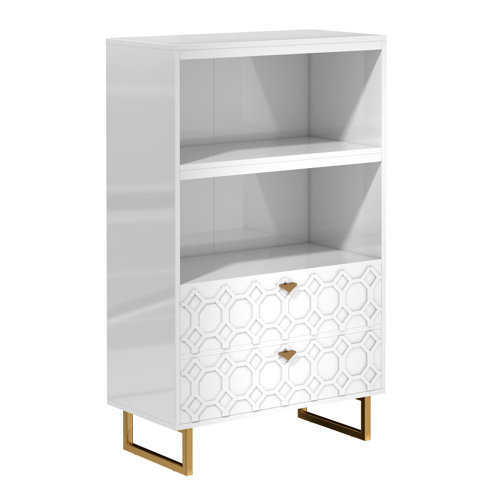 Lark Manor Araneli Storage Bookcase | Wayfair