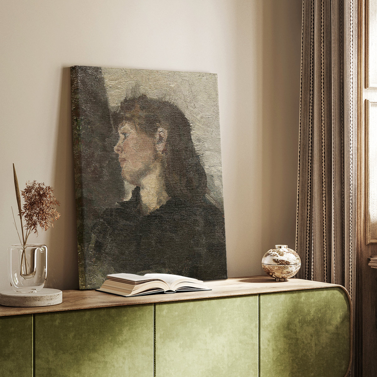 Union Rustic Vintage Portrait Print CXLVII Framed On Canvas Print | Wayfair