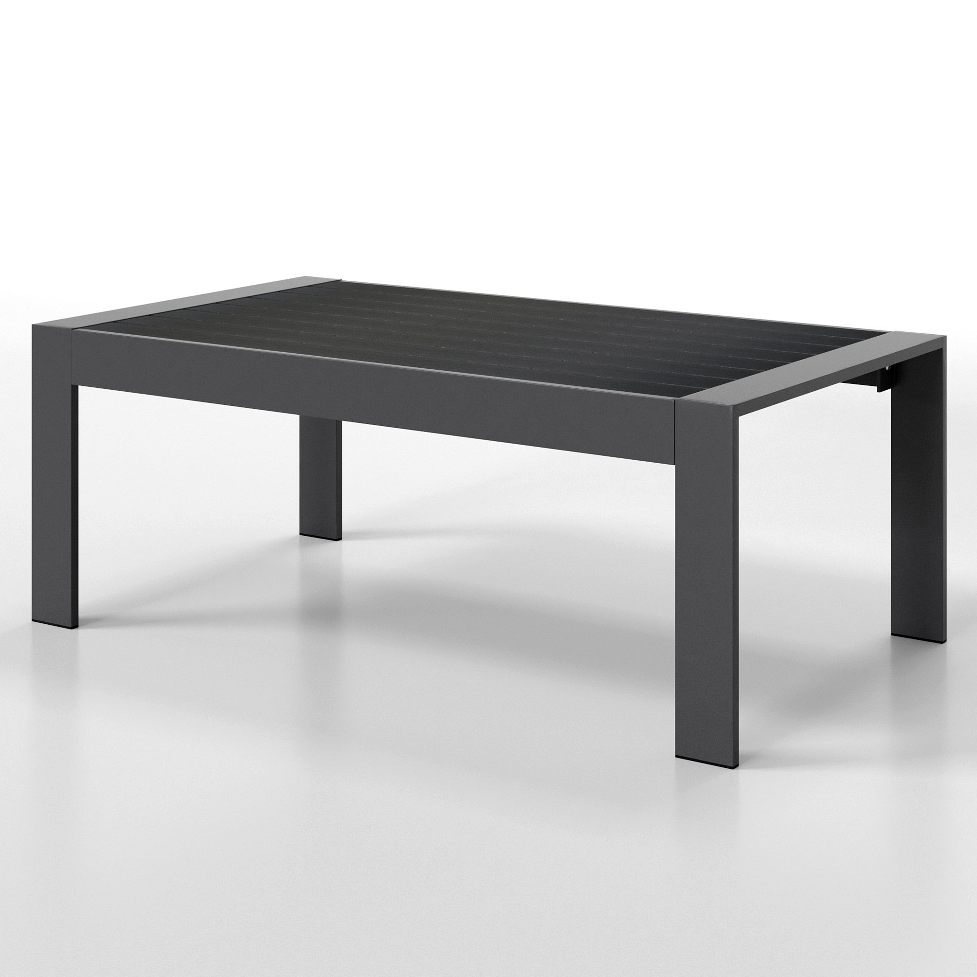 Latitude Run® Aluminum Outdoor Coffee Table, Modern Coffee Table | Wayfair