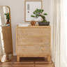 Loon Peak Fayola Rustic Farmhouse Three Drawer Dresser, Mid Century 3 ...