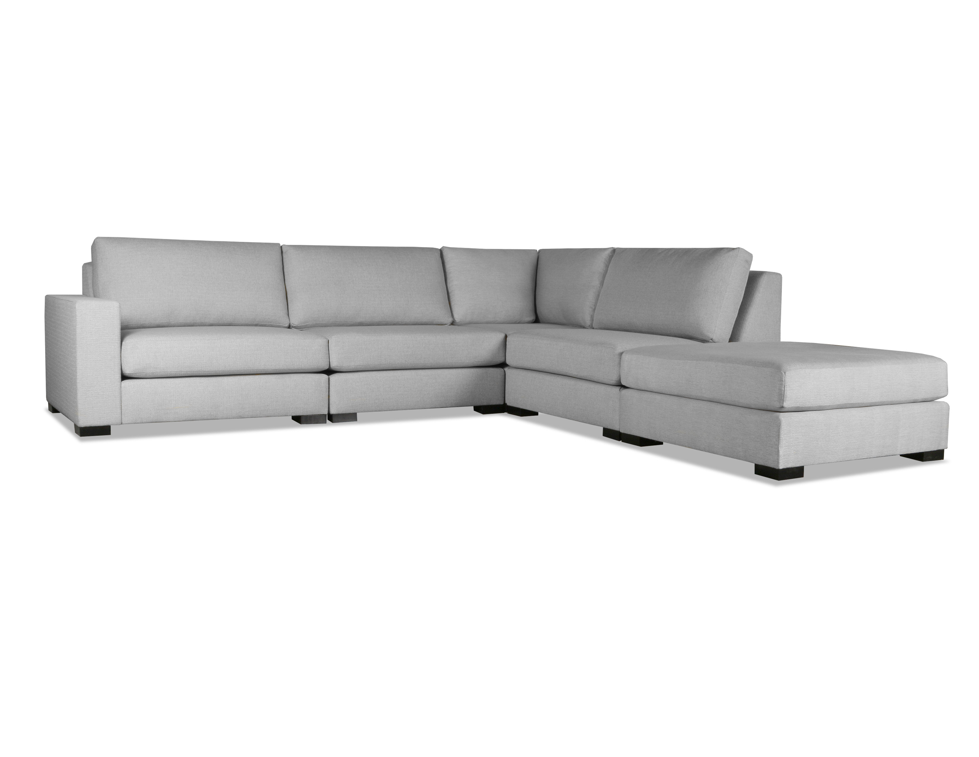 Brayden Studio® Seda 128" Wide Linen Left Hand Facing Modular Corner ...