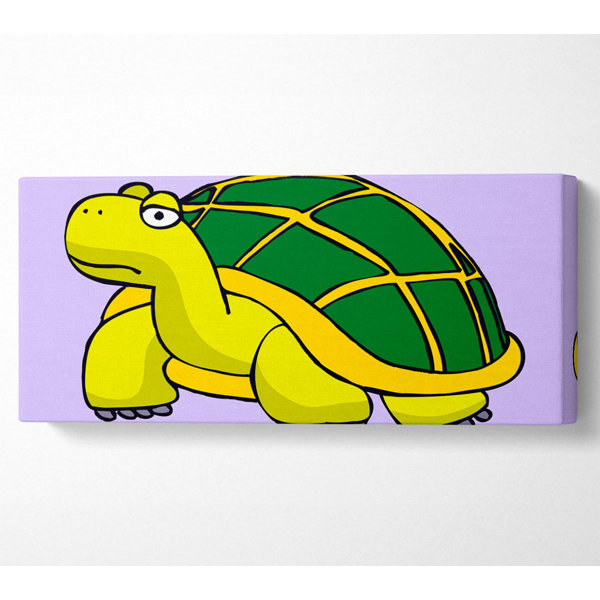 Harriet Bee Big Turtle Lilac - Wrapped Canvas Art Prints | Wayfair.co.uk