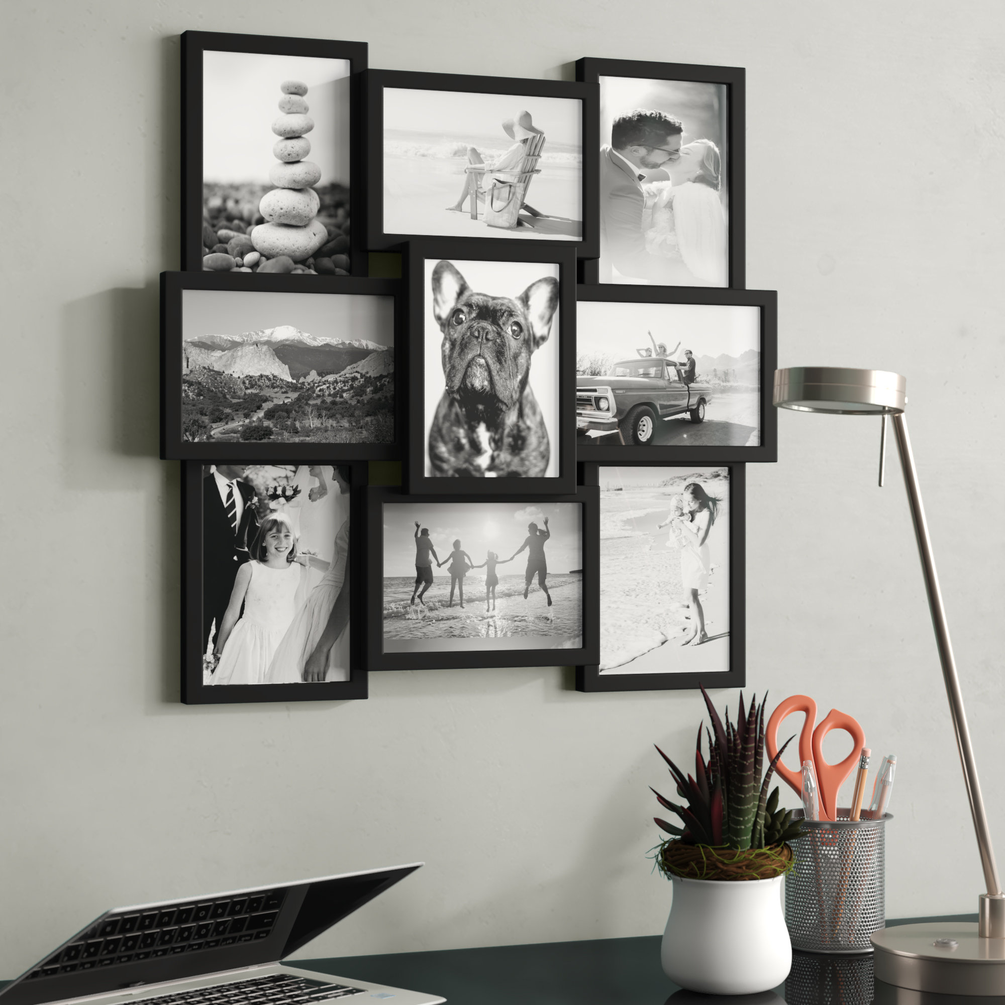 Ebern Designs Deemer 9-Opening Picture Frame & Reviews | Wayfair