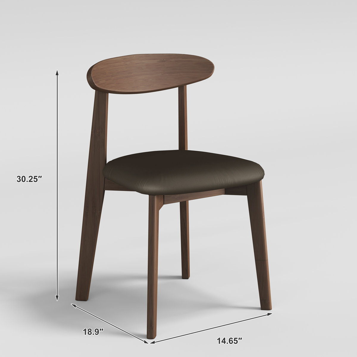 George Oliver Solid Wood Upholstered Side Chair | Seat with Ergonomic ...