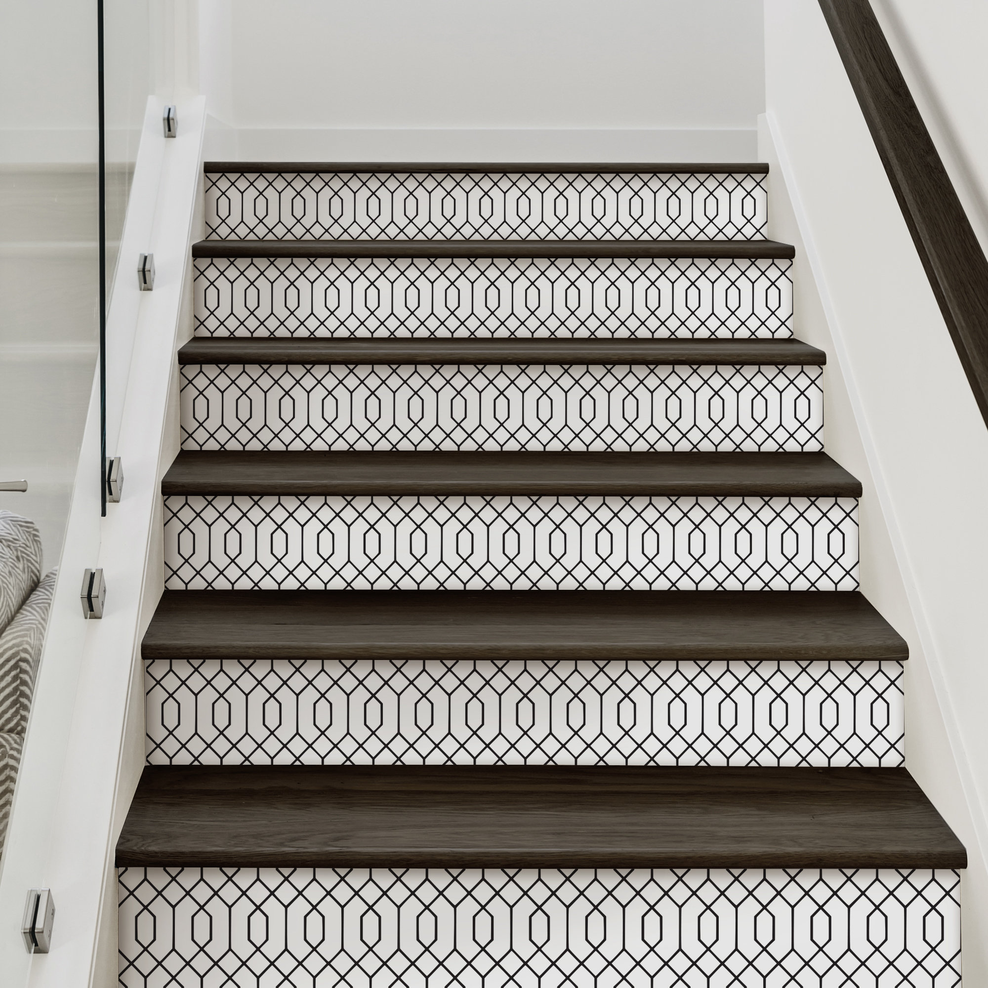 Simple Shapes Décalcomanie murale Stair Riser - Wayfair Canada