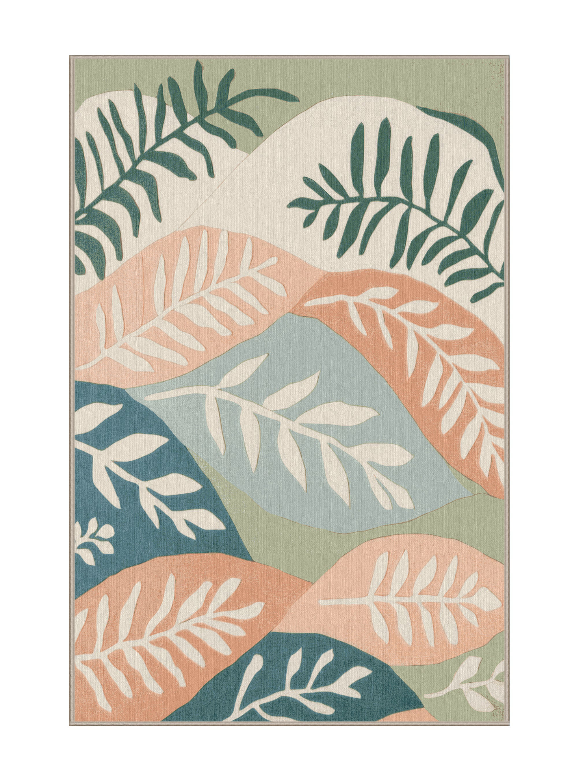 East Urban Home Wildflower Waltz Rug | Wayfair