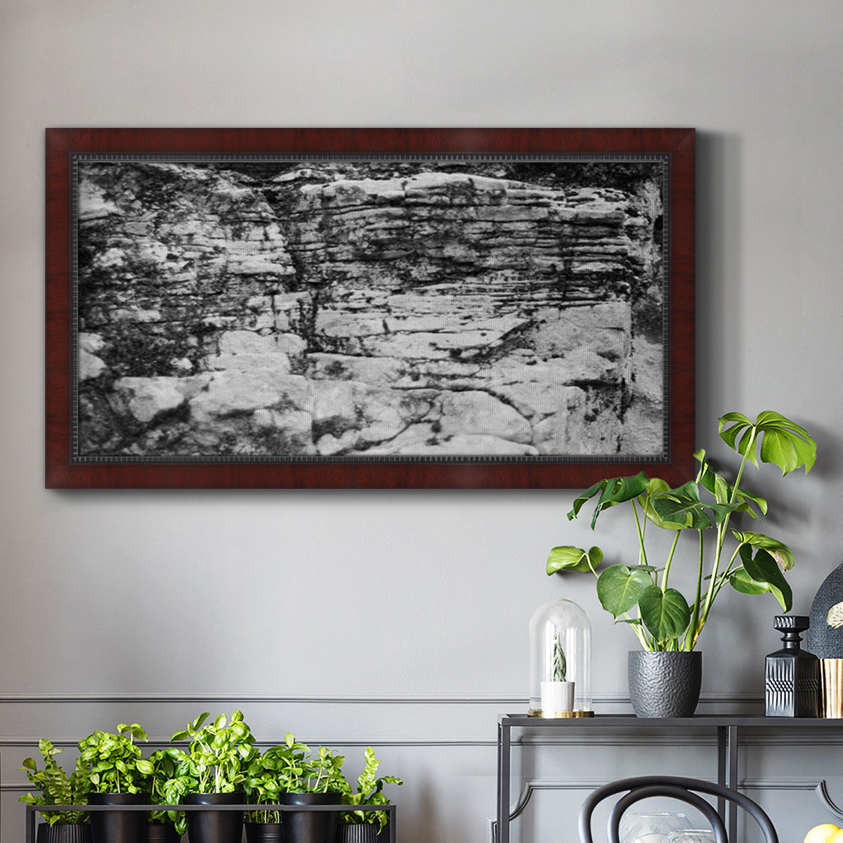 Union Rustic Found Textures XVIII Premium Framed Canvas- Ready To Hang ...