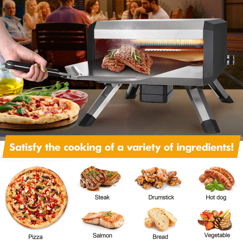 ARC Portable Rotating Gas Pizza Oven for Outdoor & Reviews | Wayfair